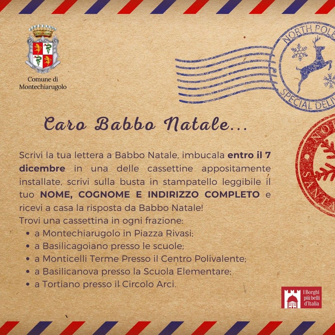Caro Babbo Natale… – I Borghi più Belli d'Italia